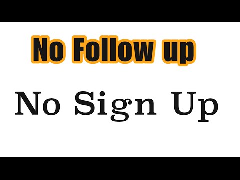 No Follow Up = No Sign Up | Network Marketing