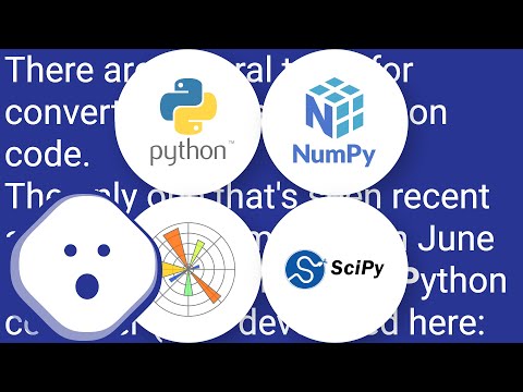 A tool to convert MATLAB code to Python