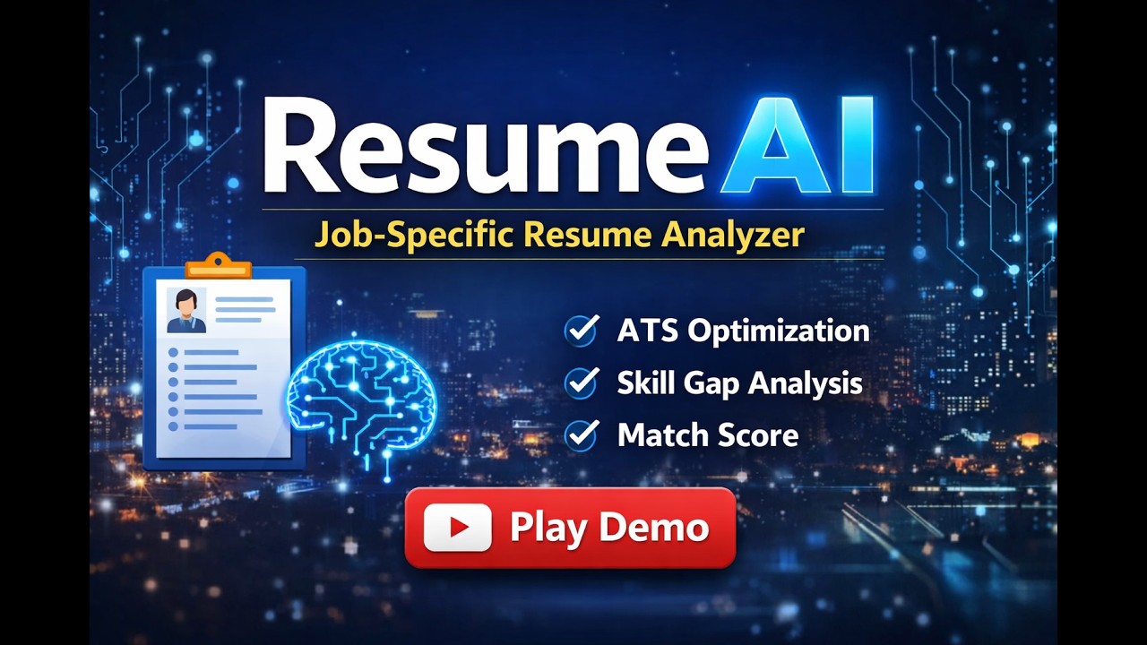 ResumeAI – Smart Resume Analyzer