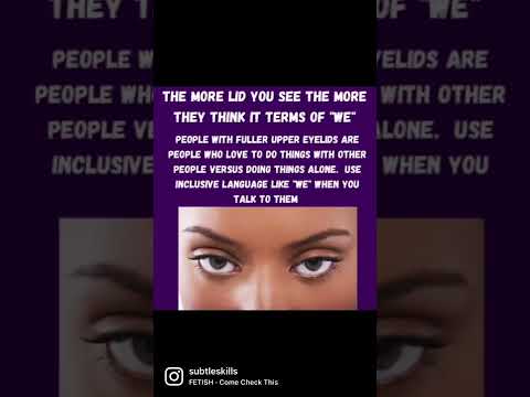 How to interact with people who have FULL UPPER EYELIDS