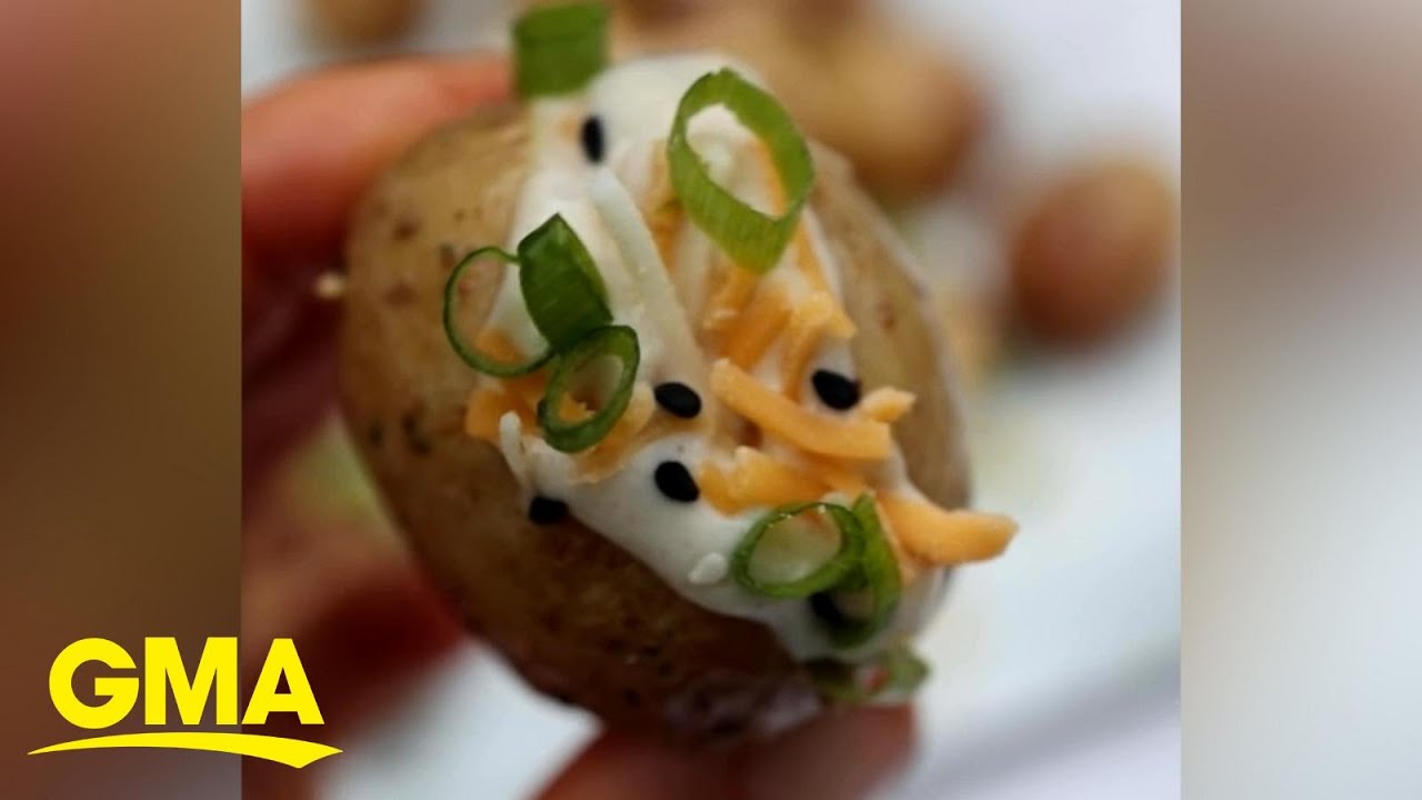 These mini baked potatoes are adorable and delicious l GMA
