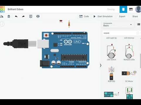 Arduino: How to Blink an LED Using TinkerCad