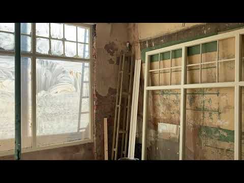 Plaster Ceiling Roses new showroom window installation