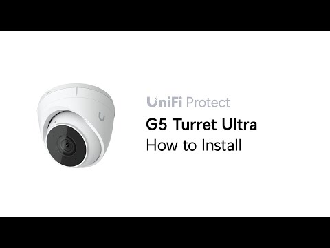 Ubiquiti UVC-G5-Turret-Ultra UniFi Protect White HD PoE Turret IP Camera