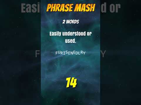 Most People Can't Solve This Puzzle! (Can You?) - Scramble Word Game - 078 #wordgame #phrasemash
