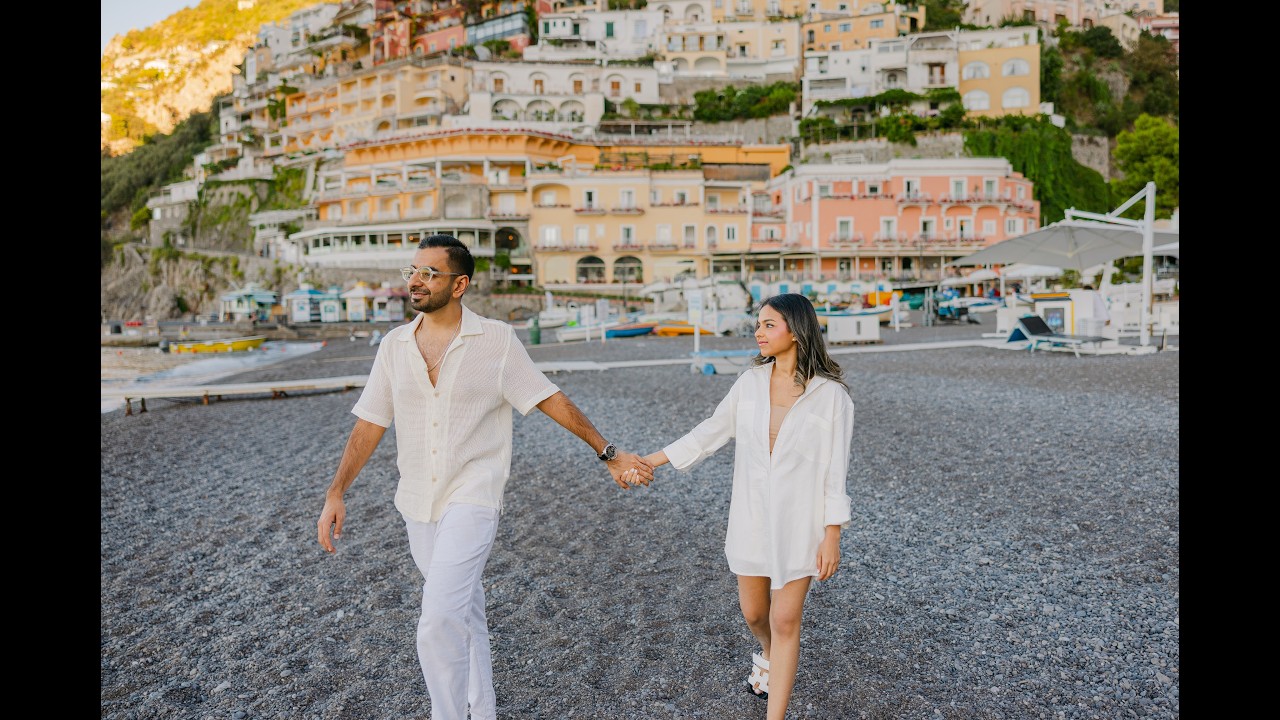 Amalfi Coast Pre-Wedding - Hazel & Prashant | Aavan Jaavan