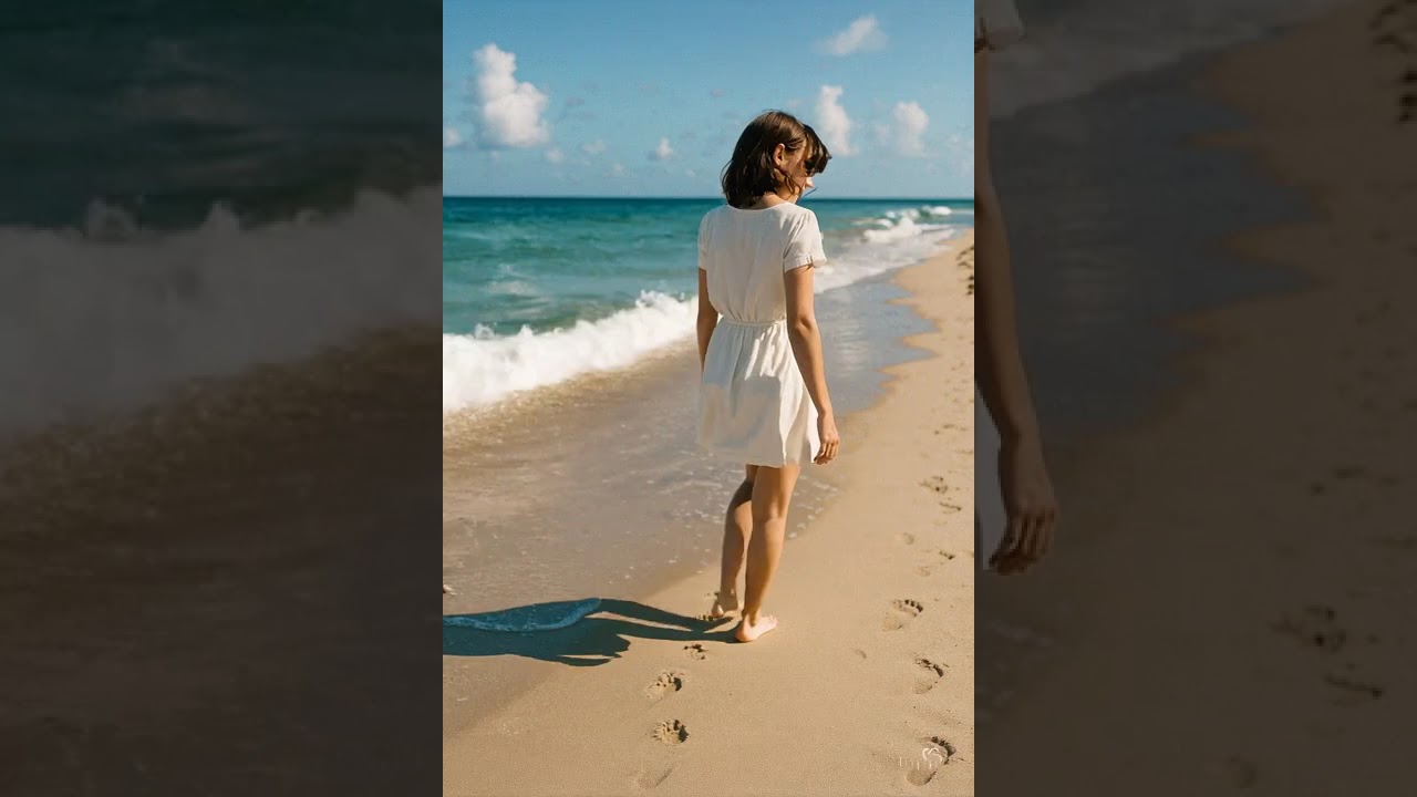 the girl takes off the cloth for swim #soraai #shorts #sora #ai