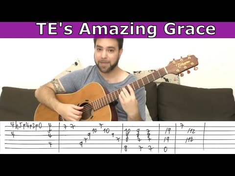 Tutorial: Tommy Emmanuel's Amazing Grace - Guitar Lesson w/ TAB