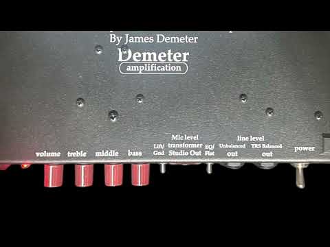 Demeter VTTB-180 "Tool Box", Tube Pre-Amp / Direct Box / 180 | Reverb