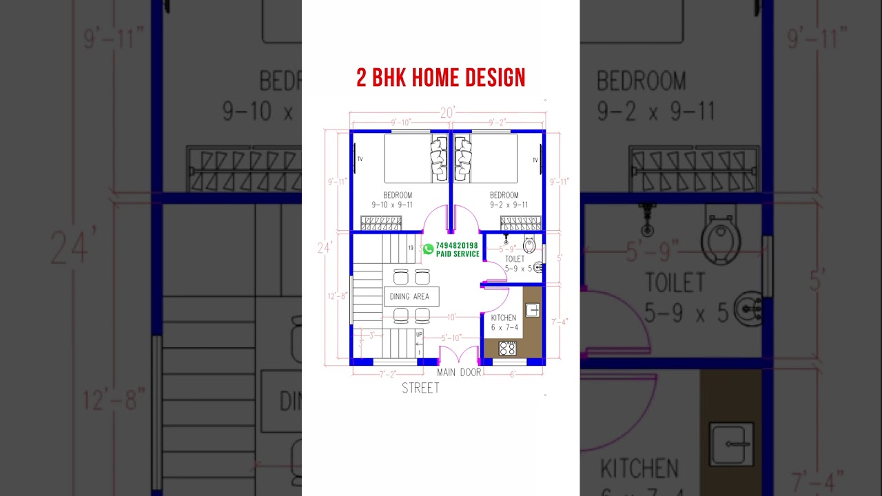 #houseplan 20x24