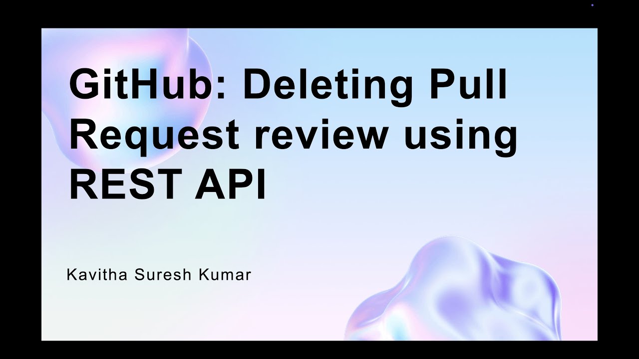 GitHub: Deleting Pull Request review using REST API