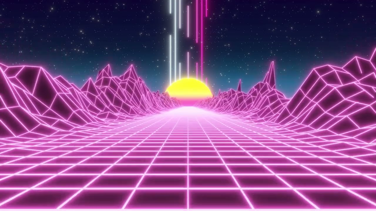 Retrowave (C++/OpenGL Real-time rendering)