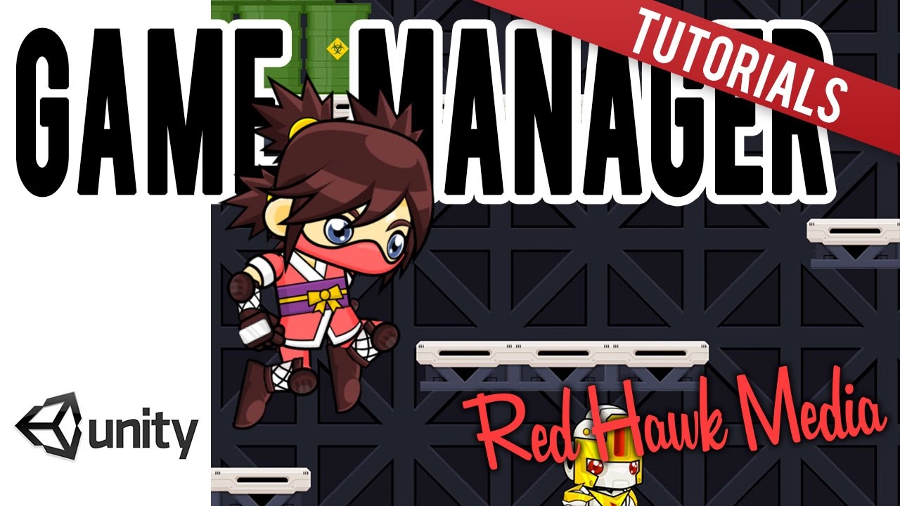 2D Platform Game: Unity -- Game Manager -- 13.2
