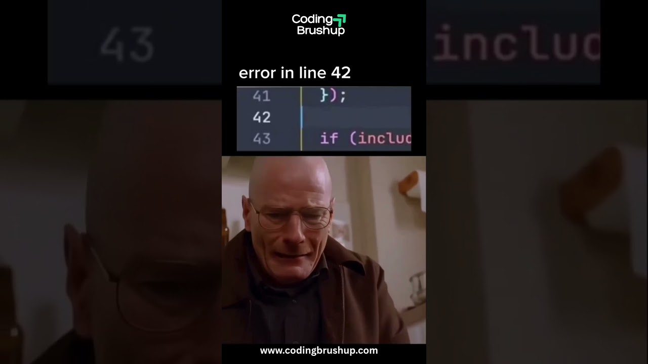 When the error is on a blank line 😭 | Developer Struggles