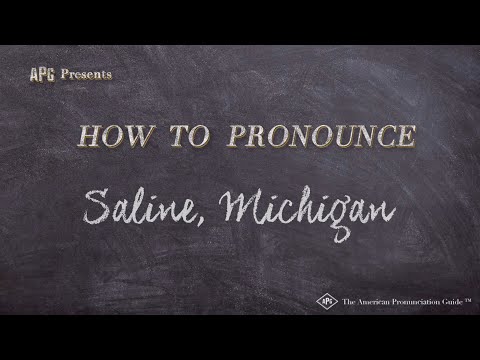 How to Pronounce Saline, Michigan (Real Life Examples!)