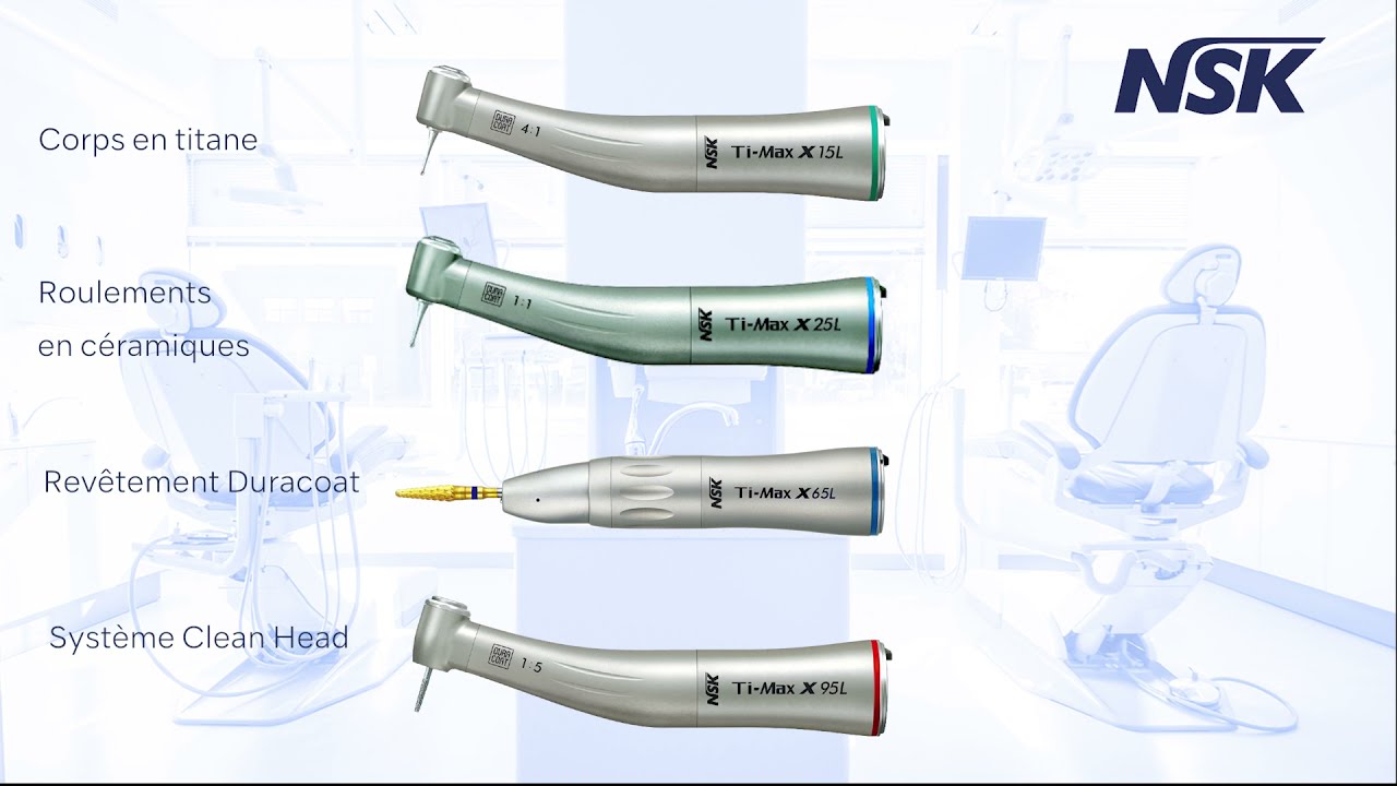 Contre-angle bague rouge NSK S-Max M95L 1:5