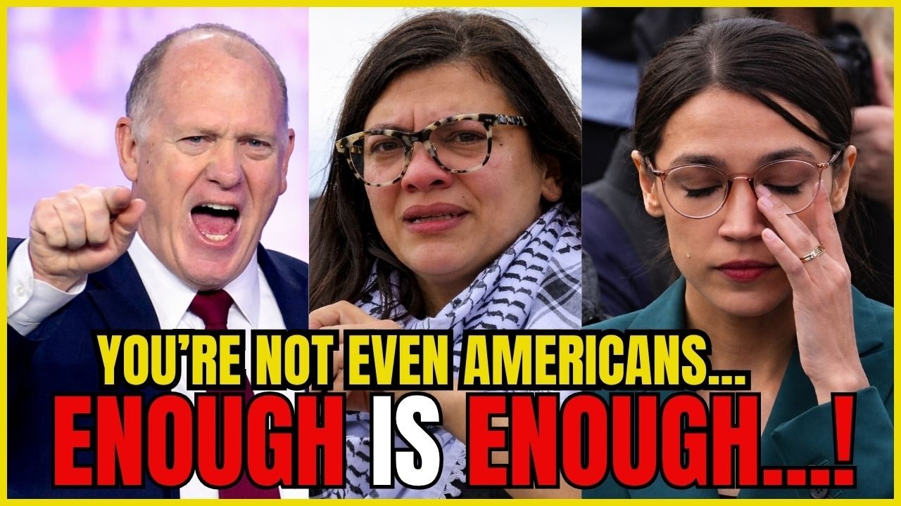 WE'RE SENDING HER BACK! PISSED OFF Tom Homan DESTROYS Tlaib & The Squad - DEPORTATION PROCEEDINGS!