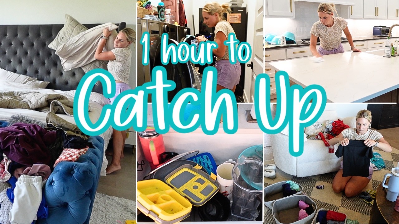 I Was Already Behind… But I Caught Up in 1 Hour (clean with me)