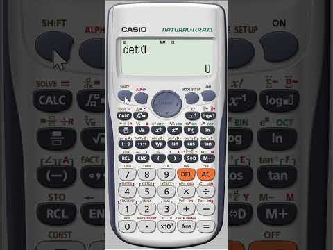 How to find the adjoint of Matrix by Calculator