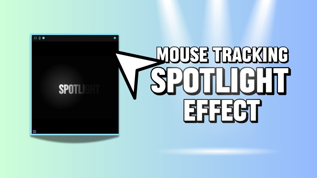 Mouse Tracking Spotlight Effect - HTML/CSS/JS #coding  #css #javascript  #sidocode