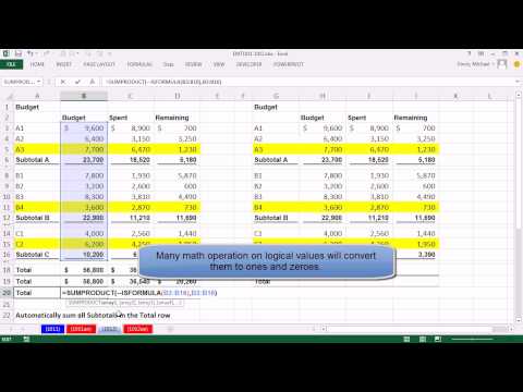 Excel Magic Trick 1012: Automatically Add All Subtotals In A Column (6 Methods)