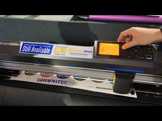 Vinyl Sticker Cutting Plotters - Graphtec CE7000-60 Cutting Plotter ...