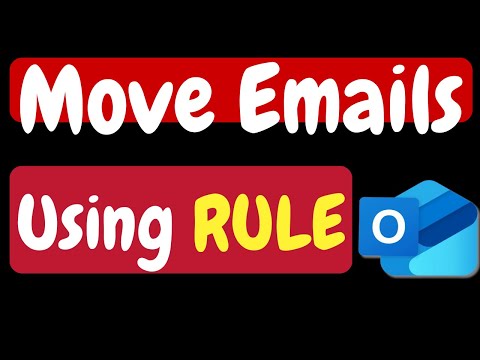 Always Move Emails from Inbox to Specific Folders using RULE in NEW OUTLOOK