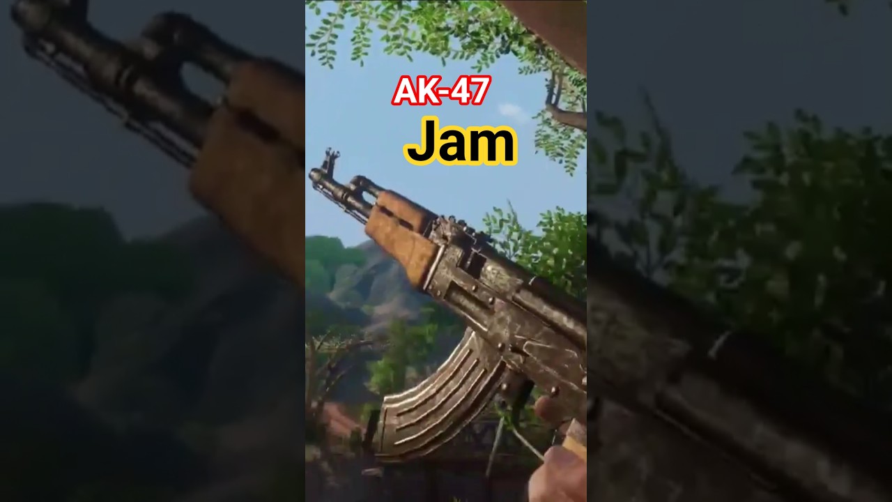 AK-47 Jamming in Far Cry 2. Realistic Weapons Jamming Animations. #farcry2 #shorts #gaming