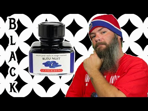 J Herbin Perle Noire Fountain Pen Ink #fountainpenink #fountainpens