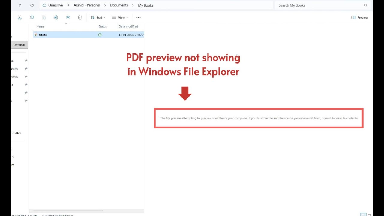 PDFs Not Previewing After Windows Update  -  Easy Fix!