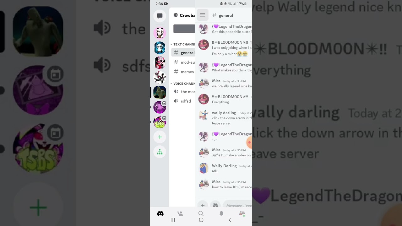 how to leave a discord group 101