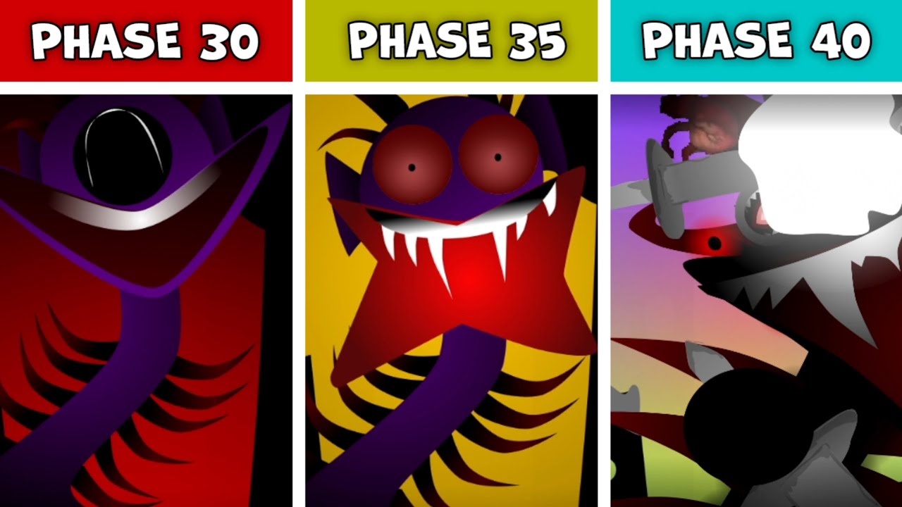Incredibox Sprunki - PHASE 30 vs PHASE 35 vs PHASE 40 | New Phases!
