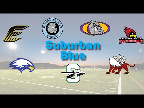 Blue High School Football Logos