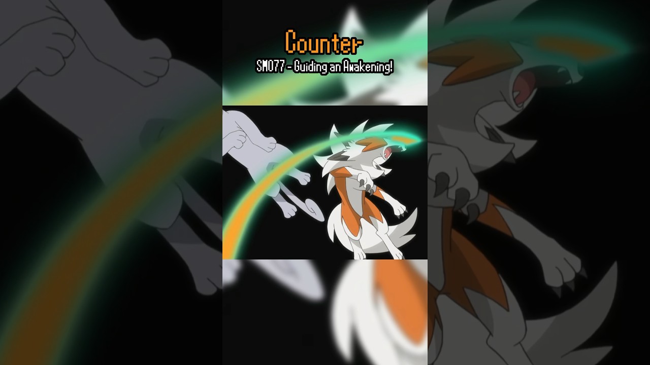 EVERY Move Used by Ash Ketchum's Lycanroc 🐶