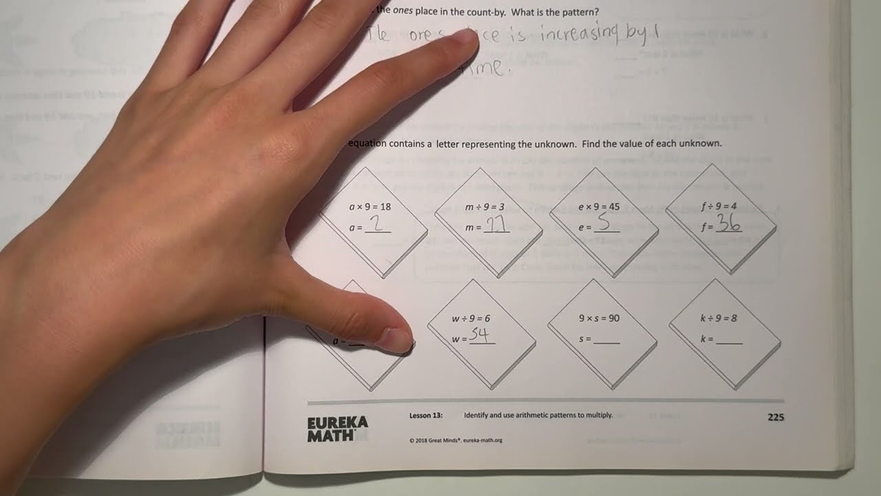 Eureka Math Grade 3 Module 3 Lesson 13 Homework | #mathwithaubrey #answers