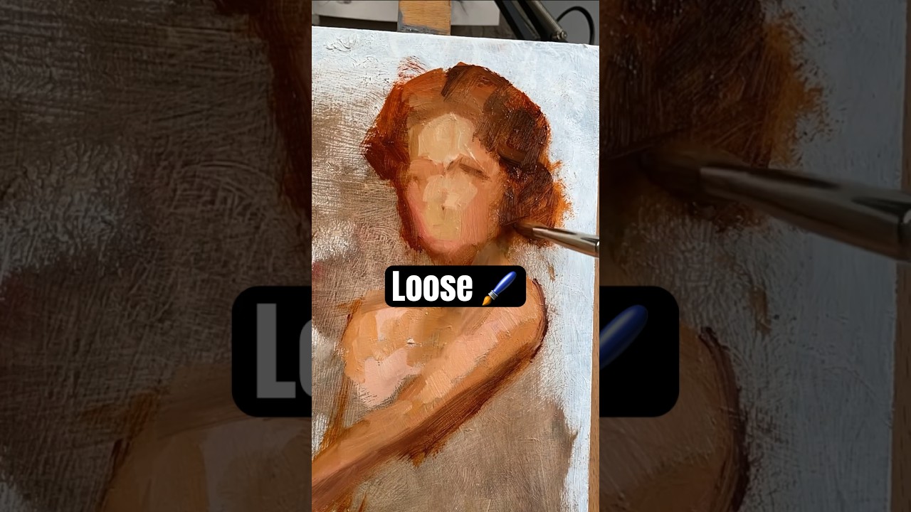 Loose painting Oil Portrait - Part 1