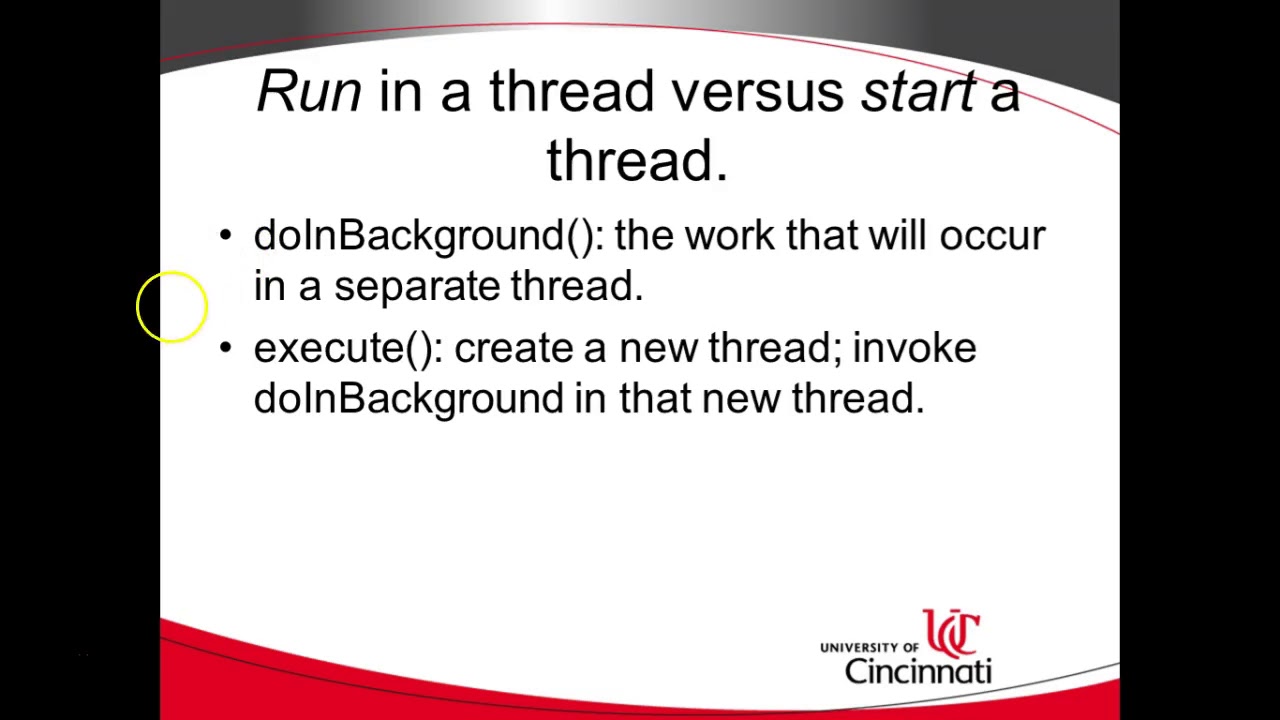Overview of AsyncTask to run threads in Android