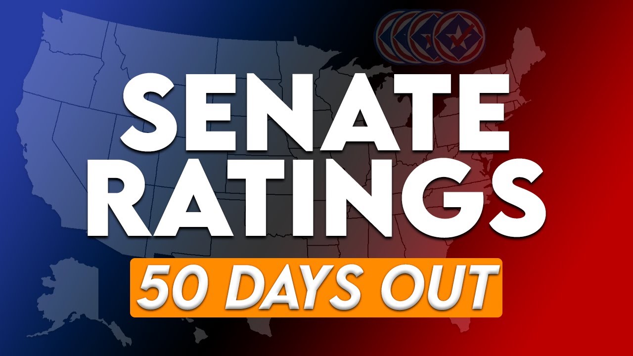 2022 Senate Election Map | 50 Days Till the 2022 Midterms