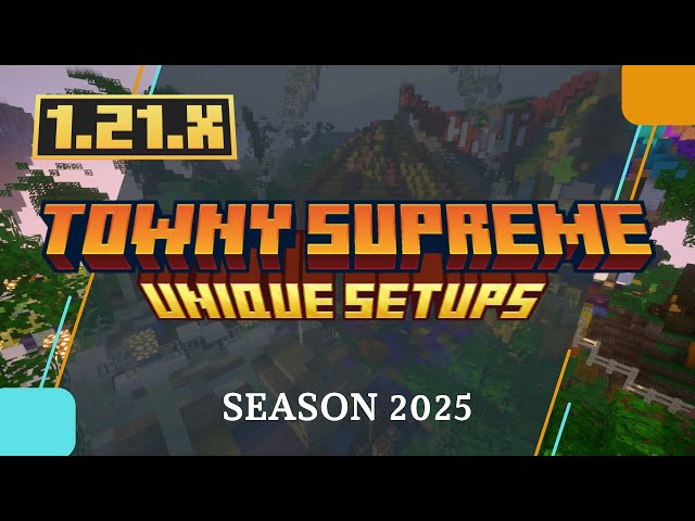 Towny Supreme Server Setup Minecraft Map