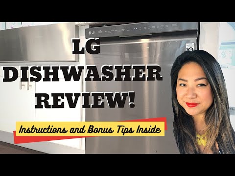 LG DISHWASHER REVIEW 🌊 // Walk-through of each function + Bonus Tips on How to Maintain