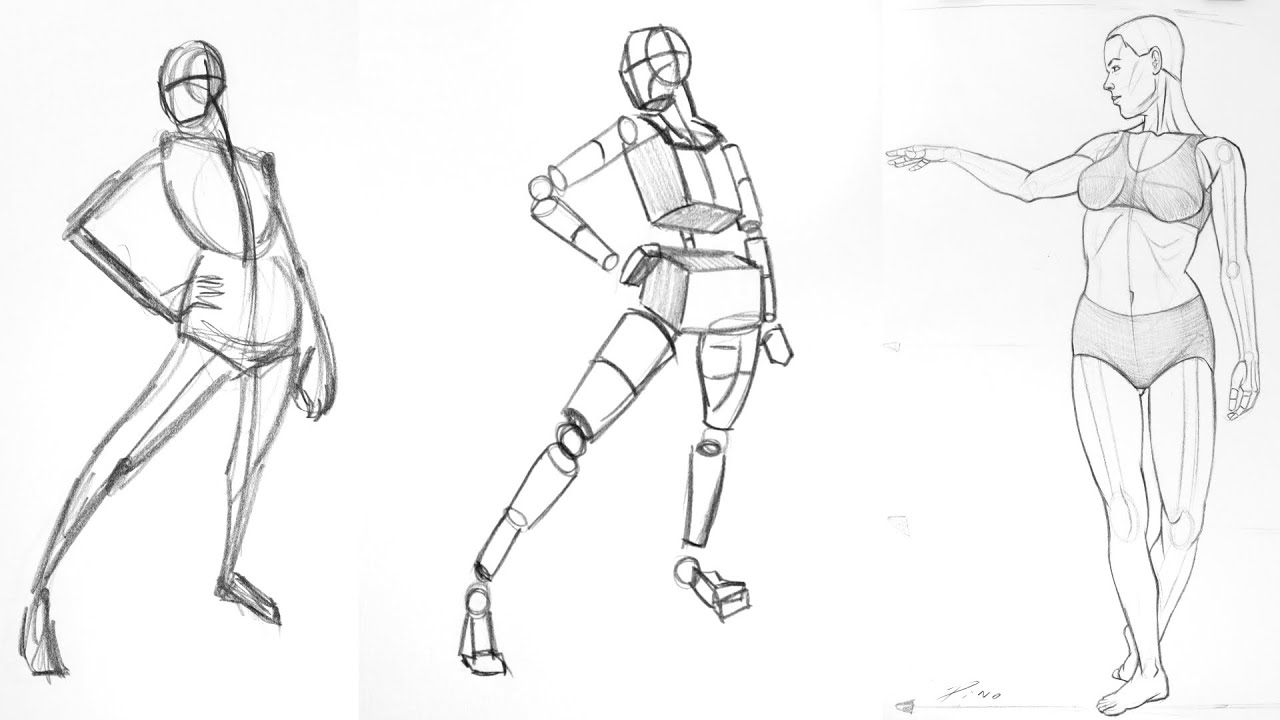 DIBUJA el CUERPO HUMANO de PRINCIPIANTE a AVANZADO - Narrado - PARTE 2