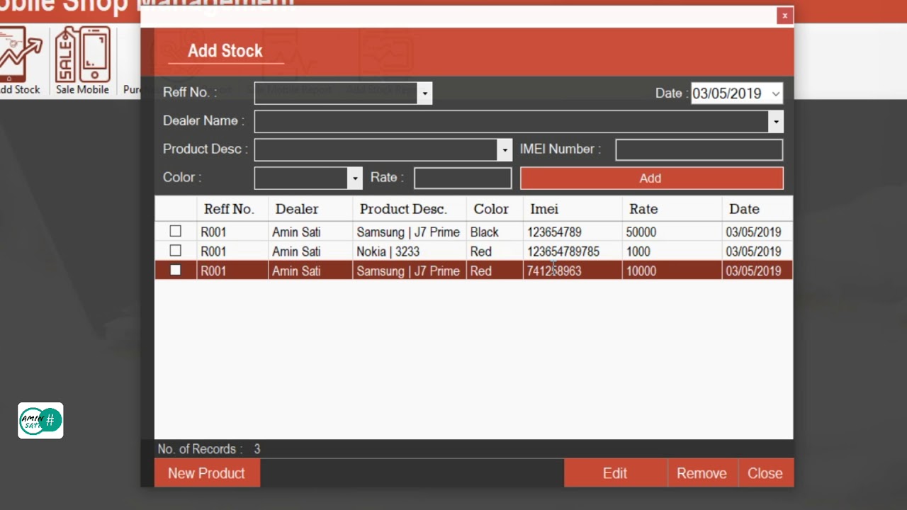 Mobile Shop Management Software Full Demo in C# | Visual Studio 2010