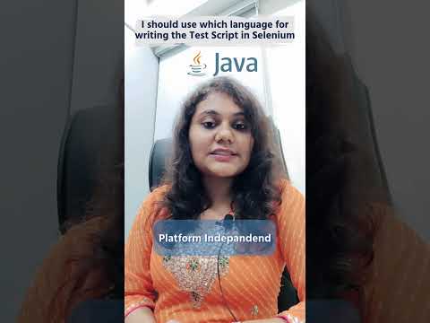Which language should I use for writing a Test Script in Selenium? | STAD Solution