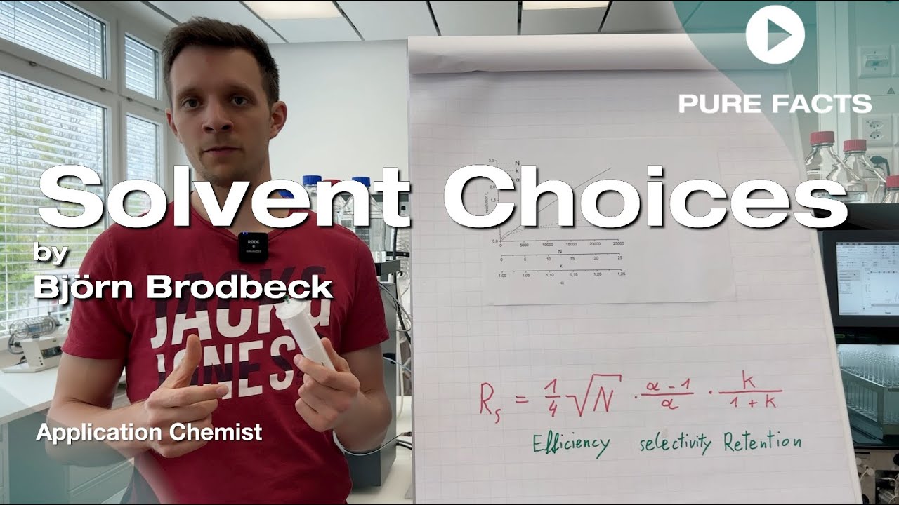 Chromatography solvents: the agony of choice