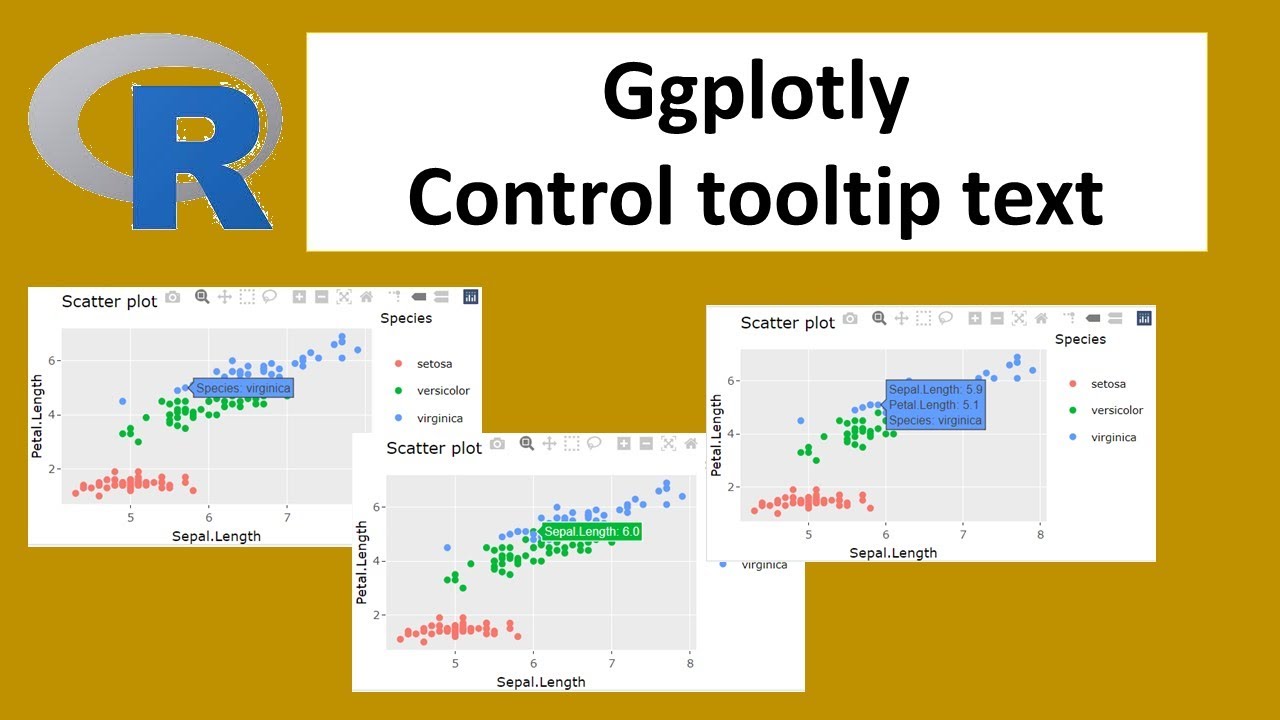 R programming at work: Interactive plots using ggplotly, customise tooltip text