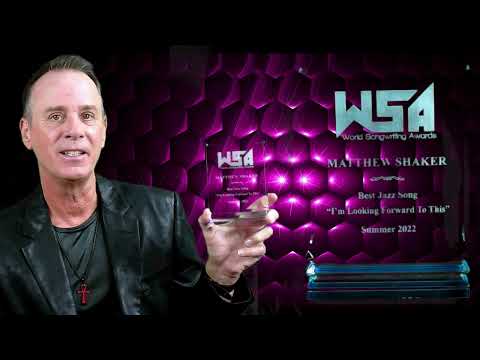 Matthew Shaker -World Songwriting Awards 2022 acceptance speech. Best Jazz Song!