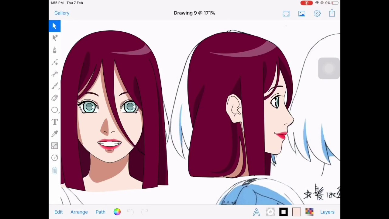 Speed Paint Naruto The Last OC Character! PART 1