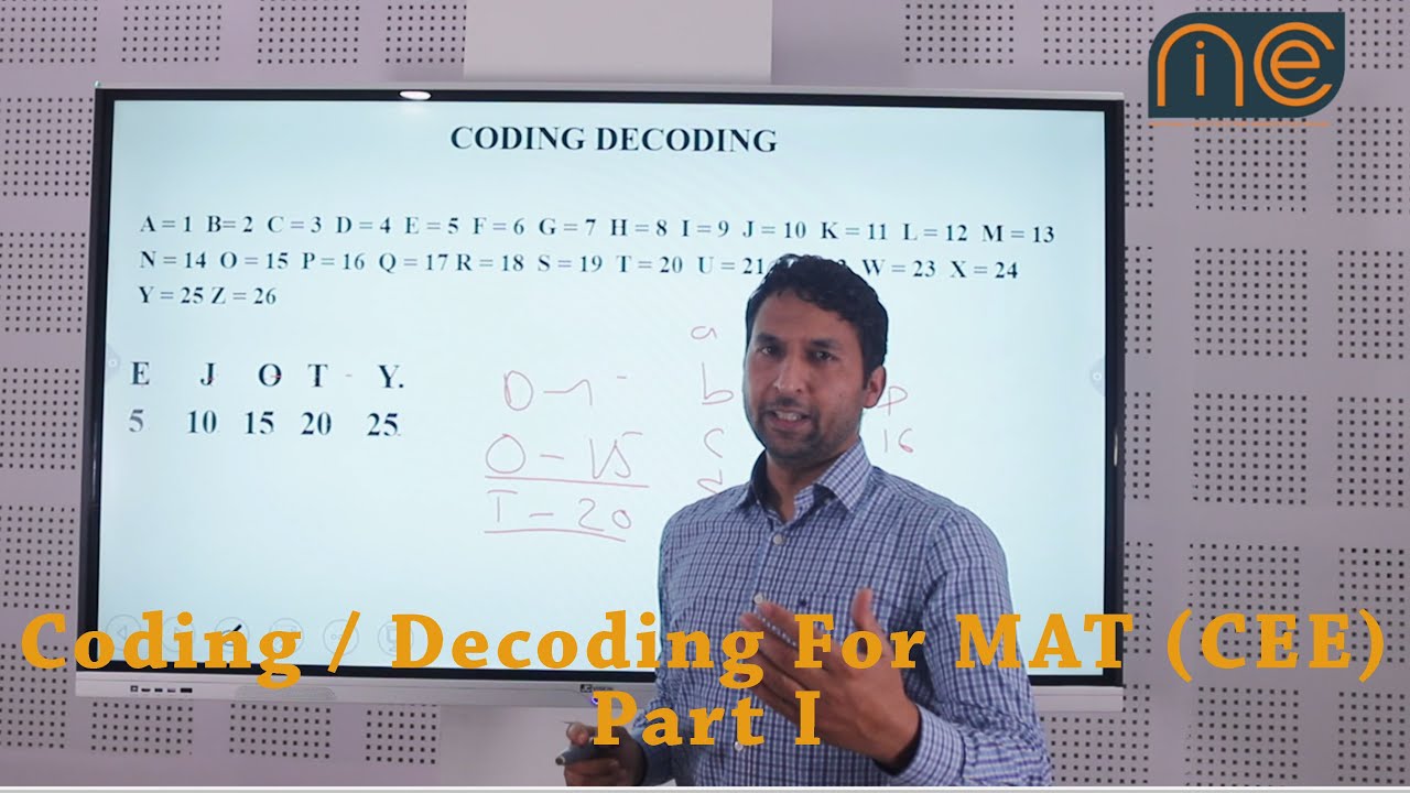 Coding Decoding MAT (CEE)