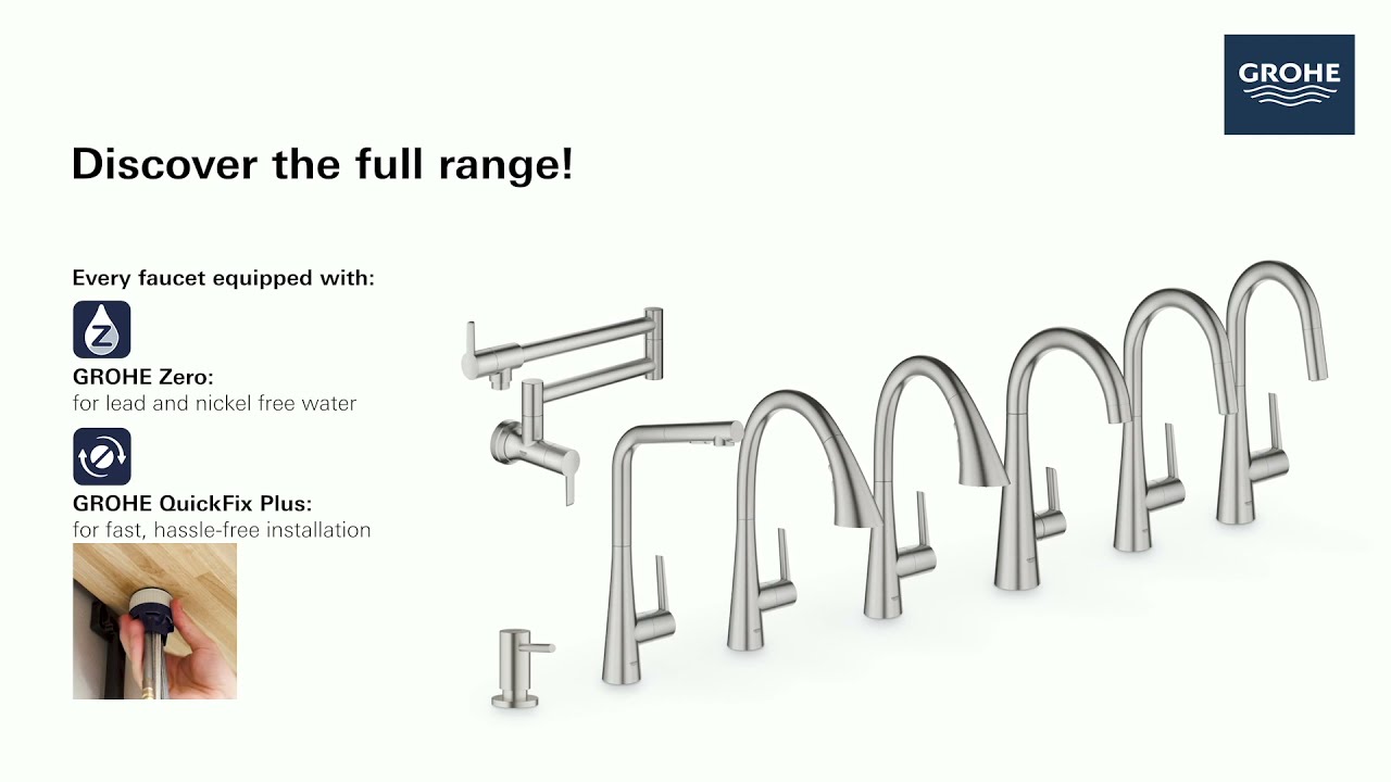 Grohe 31075 Zedra Pot Filler | QualityBath.com