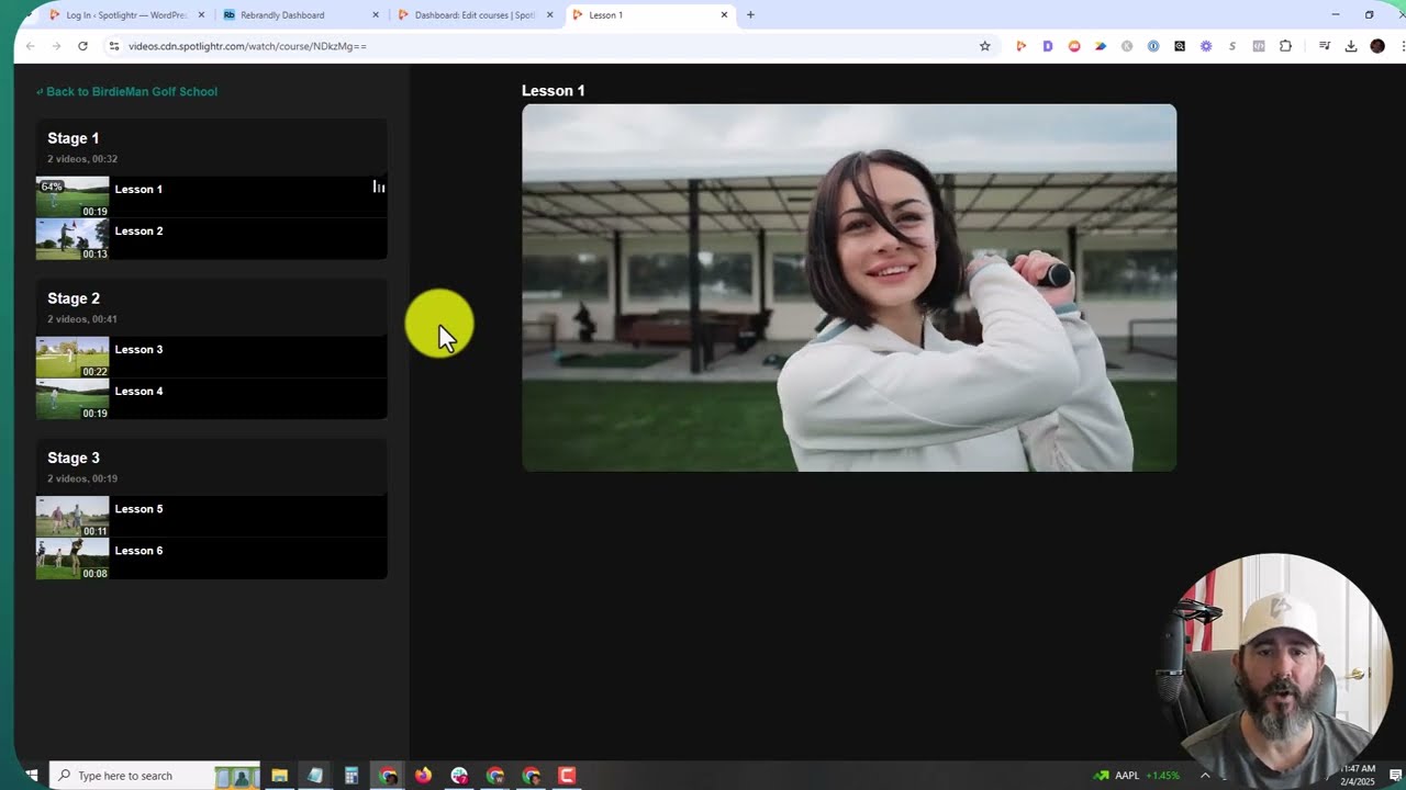 Spotlightr Courses Module Overview